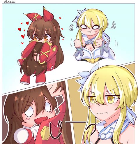 Lumine X Amber Genshin Impact Amino