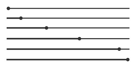 Premium Vector Audio Player Sliders Or Progress Loading Bars Set Of Graphic Elements Of