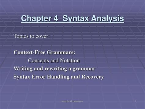 PPT Context Free Grammars Comprehensive Guide PowerPoint Presentation ID