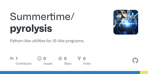 Github Summertime Pyrolysis