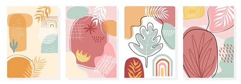 최소한의 트렌디 한 스타일로 창조적 인 추상 예술 파스텔 배경 모바일의 화면 템플릿 디자인 배너 제품 포스터 패션 패턴 0명에 대한 스톡 벡터 아트 및 기타 이미지 Istock