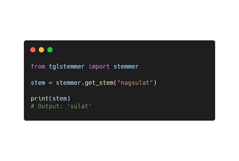 GitHub Andrianllmm Tagalog Stemmer A Python Library For Tagalog Word Stemming