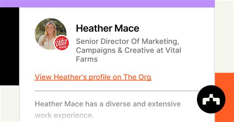 Heather Mace Senior Director Of Marketing Campaigns And Creative At