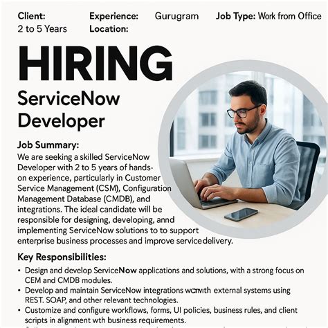Servicenow Servicenowjobs Developerjobs Gurugramjobs Nowhiring Csm Arjun Uddagiri