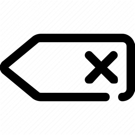 Backspace Delete Keyboard Icon