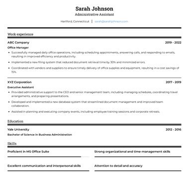 Simple CV Template