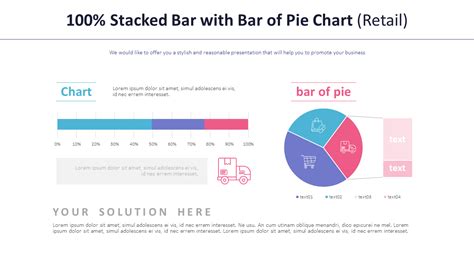 Stacked Bar With Bar Of Pie Chart Retail