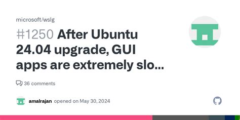 after ubuntu 24 04 upgrade gui apps are extremely slow to open · issue