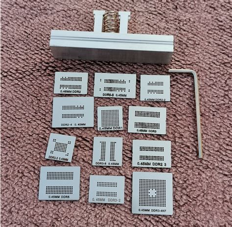 Set Of 12 Ddr Ddr2 Ddr3 Ddr5 Memory Stencils Memory Memory Stencils