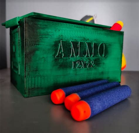 📦 Nerf Nerf Darts Ammo Box・ Stl File For 3d Printing・cults
