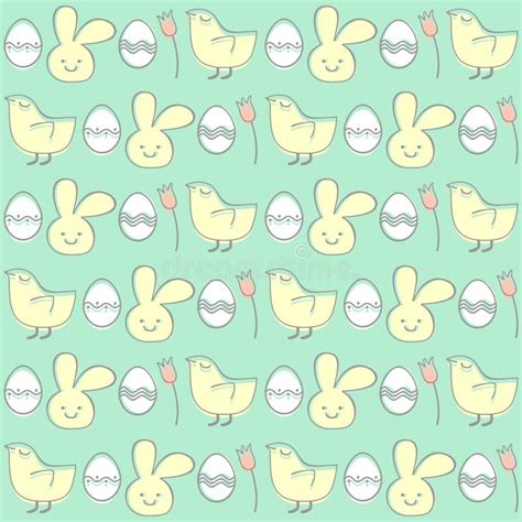 Easter Seamless Pattern Stock Vector Illustration Of Design 26805432