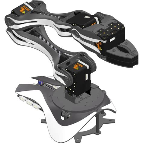 Lynxmotion Ses V2 Robotic Arm 4 Dof Black Shell Kit Robotshop