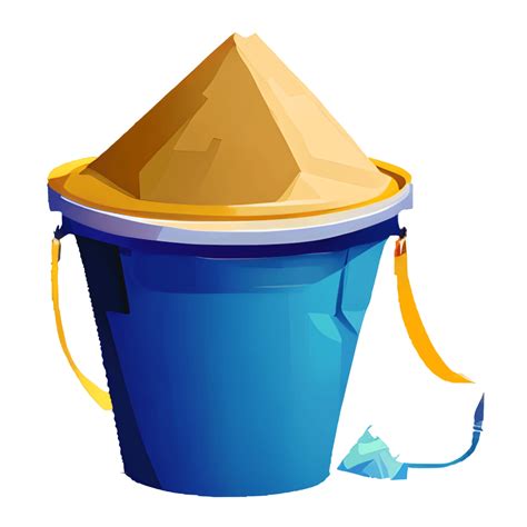Sand Bucket Graphic · Creative Fabrica
