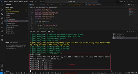 Esp Idf开发 01windows下vscode开发环境搭建 跑基础程序helloworld最新版vscode搭建