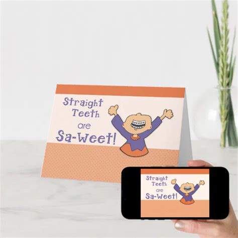 Braces Off Congratulations Card Zazzle