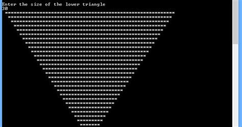 Lower Triangle Shapes In C Free C Tutorial Online