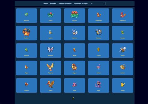Github Mteminpokedex The Pokemon Database Web App For Pokemon Database Using Graphql