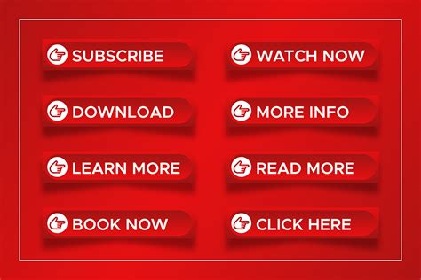 Material Web Design Buttons Graphic by DexignBuzz · Creative Fabrica
