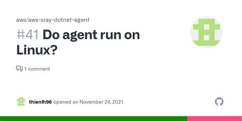 Do Agent Run On Linux · Issue 41 · Awsaws Xray Dotnet Agent · Github