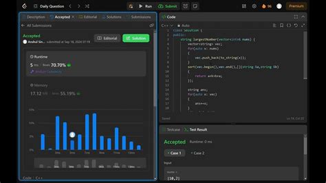179 Largest Number C Simple And Easy Explanation Leetcode