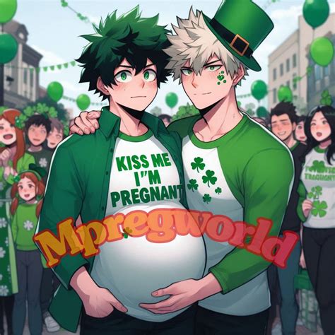 Bakudeku St Patricks Day Mpreg By Mpregworld On Deviantart