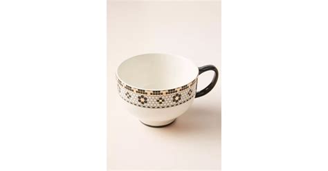 Elevated Mugs Anthropologie Bistro Tile Mugs Ts For Anyone Who Loves Coffee 2022