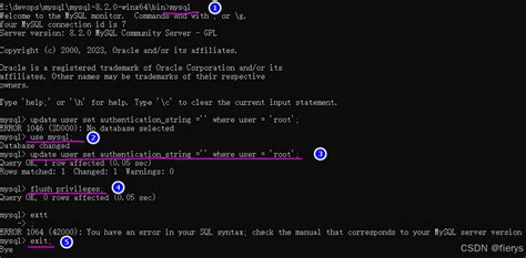 Windows版本mysql82忘记密码mysql 820 密码在哪 Csdn博客