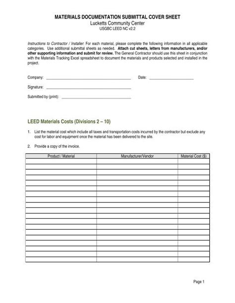 Leed Letter Template Sample Design Layout Templates