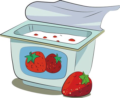 Strawberry Yogurt Clipart At Chris Negrete Blog