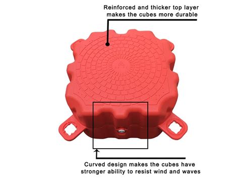 Durable Plastic Floating Dock Blocks Build Your Dream Marina
