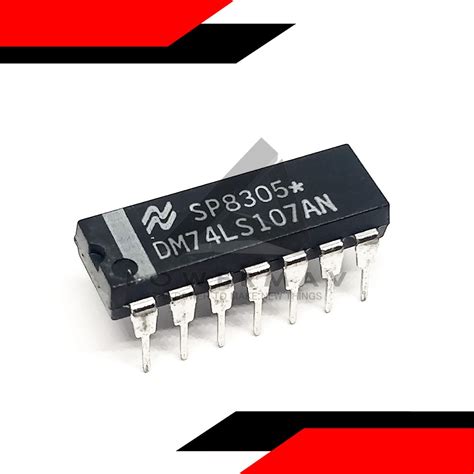 Original 74ls107 Dip Ic Dip14 Sn74ls107n Sn74ls107 74107 JK Flip Flop With Individual J K HIGH