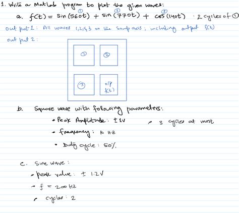 Solved Cycles Of Write A Matlab Program To Plot The Chegg