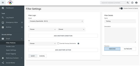 Creating A Filter Spambrella