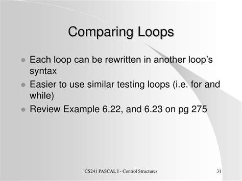 Ppt Pascal I Control Structures Powerpoint Presentation Free