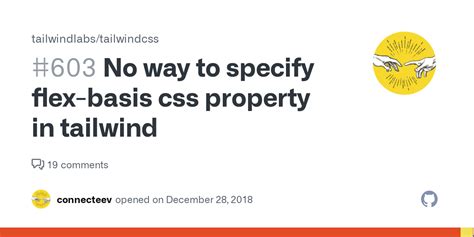 no way to specify flex basis css property in tailwind · issue 603