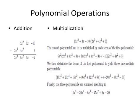 Unit 1 Polynomial Manipulation Pptx