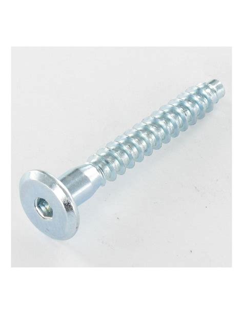 Vis Dassemblage Confirmat Tête Ronde Large Hexagonal Creux 7x50 Acier