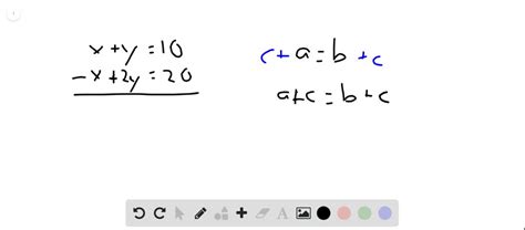 SOLVED Explain How The Addition Property Of Equality Allows You To Add Equations