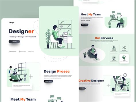 unique website ui ux landing page design upwork