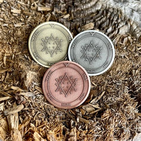 2nd Jupiter Seal Coin The Second Pentacle Of Jupiter Coin Solomon