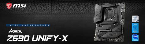 Amazon.com: MSI MEG Z590 Unify-X Gaming Motherboard (ATX, 11th/10th Gen ...