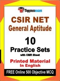 CSIR NET General Aptitude Book In English CSIR NET General Aptitude