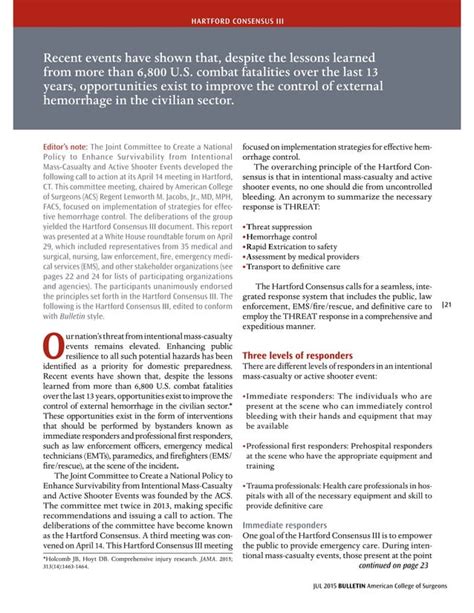 Hartford Consensus Iii Implementation Of Bleeding Control Pdf