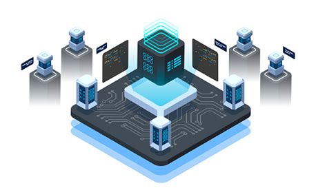 빅 데이터 센터 정보 처리 데이터베이스의 계산 인터넷 트래픽 라우팅 소프트웨어 개발 및 프로그래밍 아이소메트릭 벡터 기술