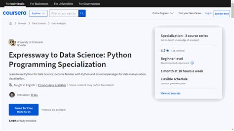 10 Best Python Courses On Coursera 2025 Forecastegy