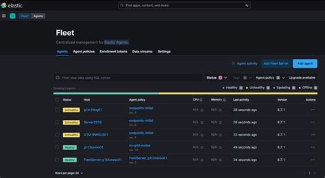 Elastic Agents Status Show Unhealthy Elasticsearch Connection Failure Security Onion