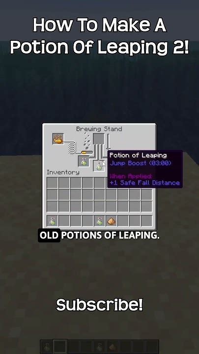 How To Make Potion Of Leaping In Minecraft Wdlo