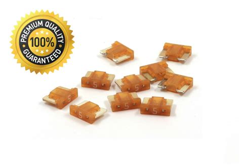 Premium 10 Pack 5 Amp Automotive Aps Att Low Profile Mini Blade Fuses Fuse Taps By Lumision