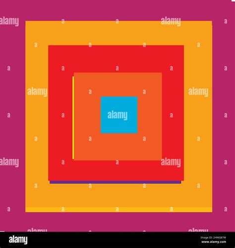 Overlapping Random Squares Abstract Colorful Geometric Vector Illustration Stock Vector