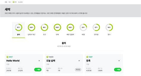 코딩테스트 준비 플랫폼 비교 백준 프로그래머스 해커랭크